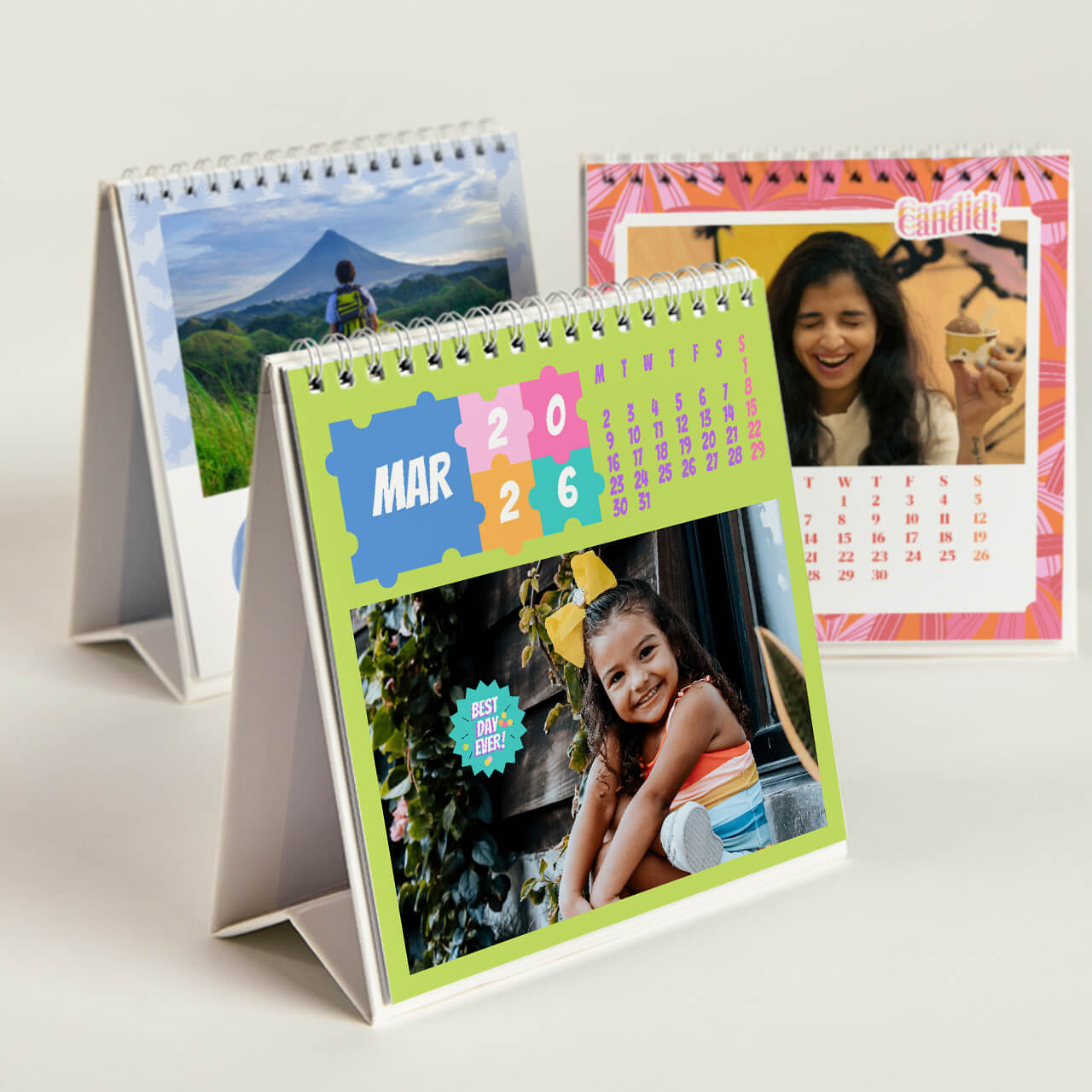 Table Calendar 2026 - 6x6 Photo Desk Calendars Online