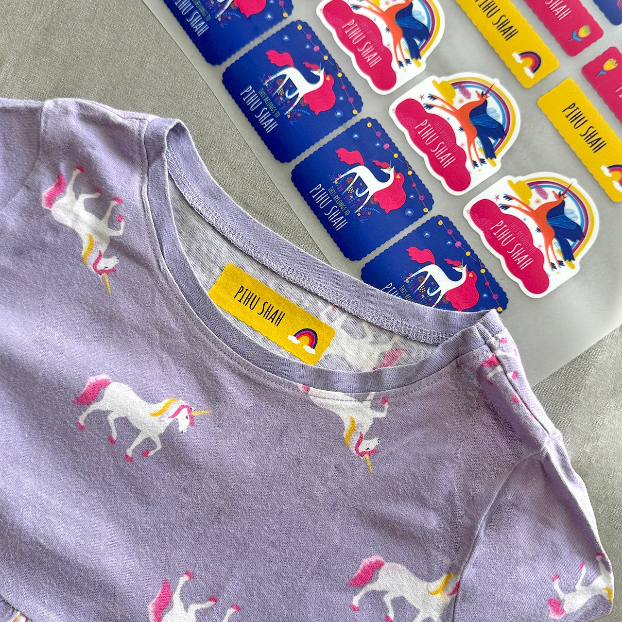 Personalized Iron-on Labels & Stickers for Clothes