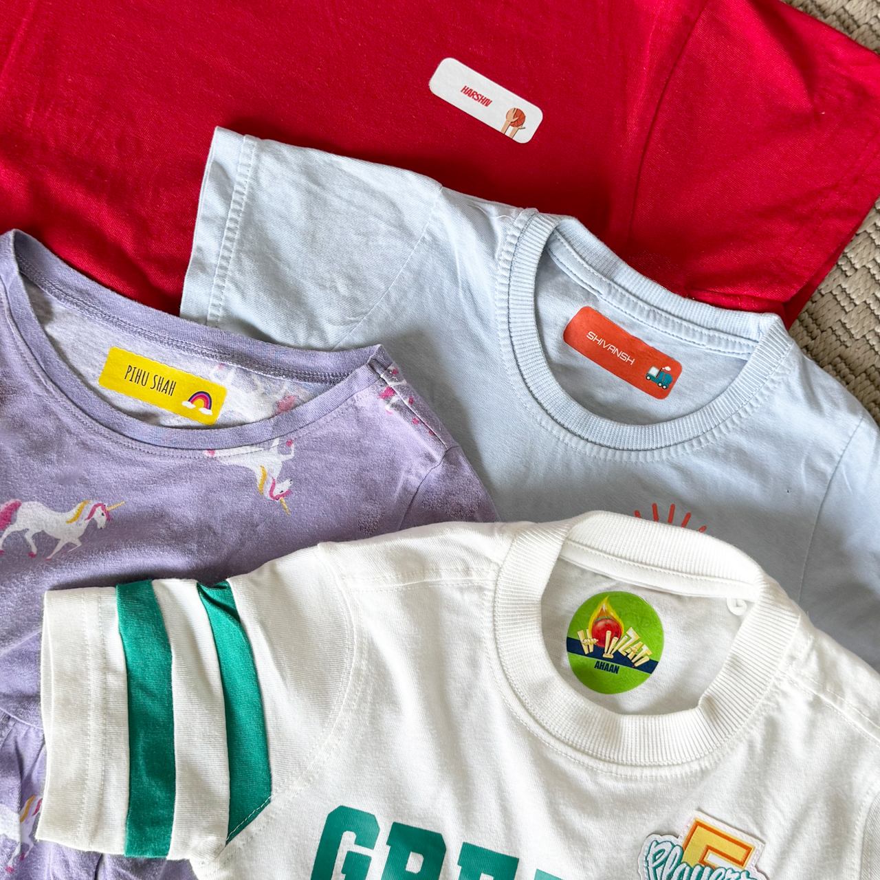 Personalized Iron-on Labels & Stickers for Clothes