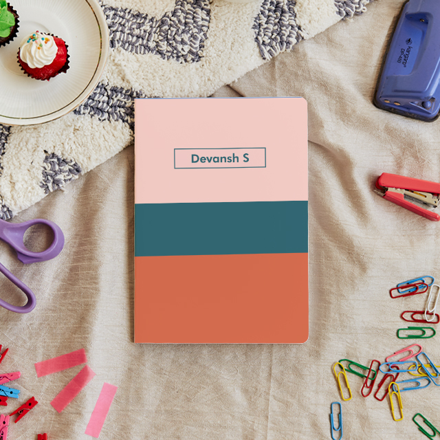 modern-geometry Personalised A5 Notebook | Zoomin