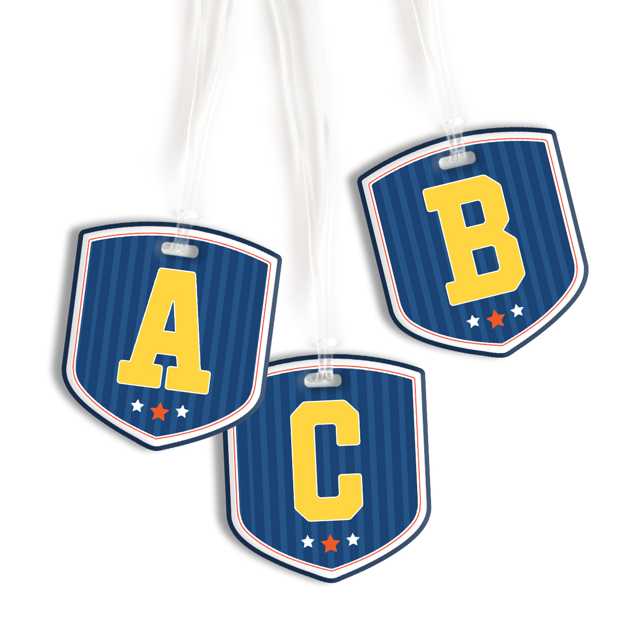 Acrylic Letter Tag - Personalized Acrylic Letter