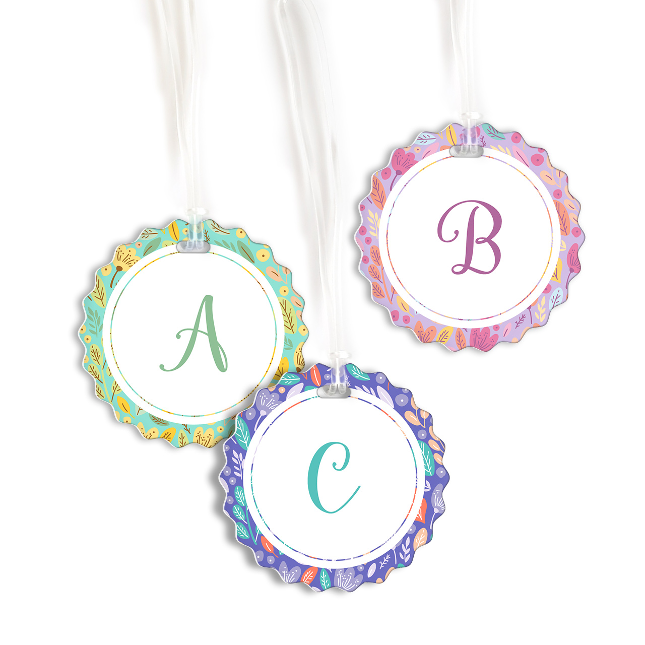 Acrylic Letter Tag - Personalized Acrylic Letter
