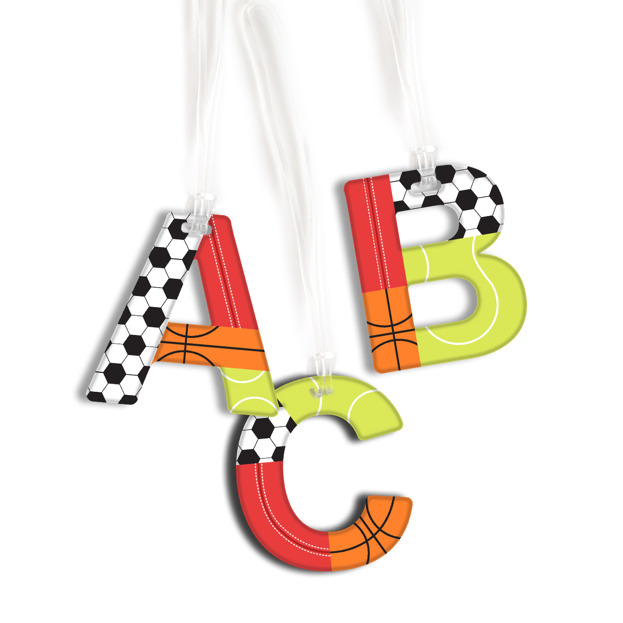 Acrylic Letter Tag - Personalized Acrylic Letter