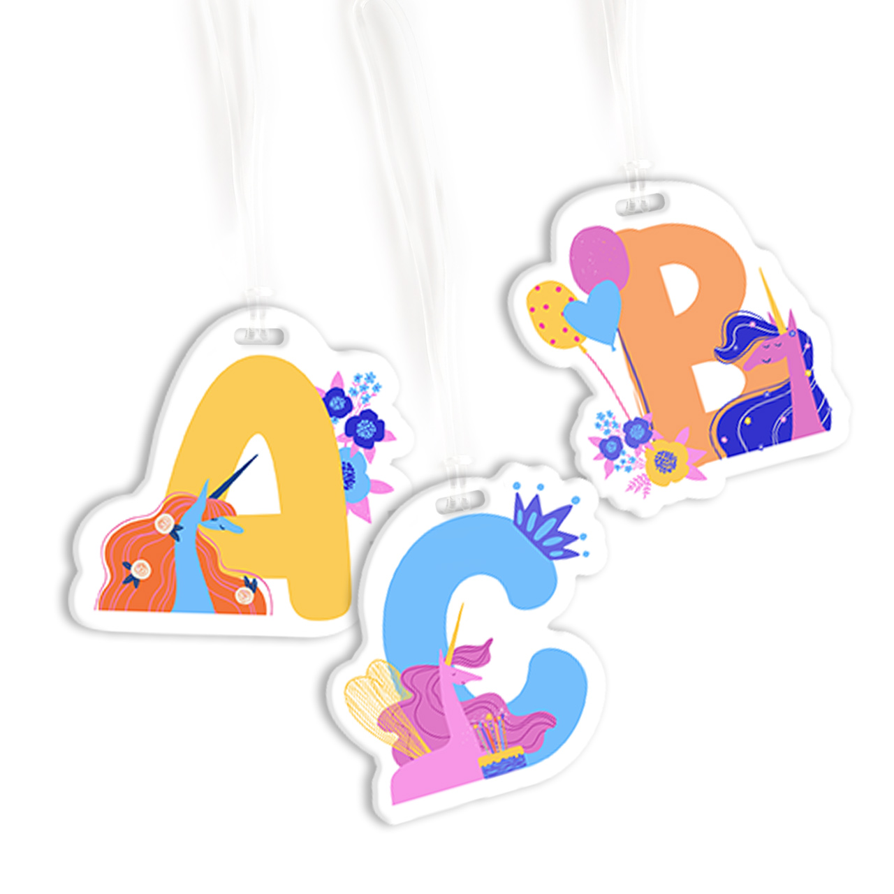 Acrylic Letter Tag - Personalized Acrylic Letter