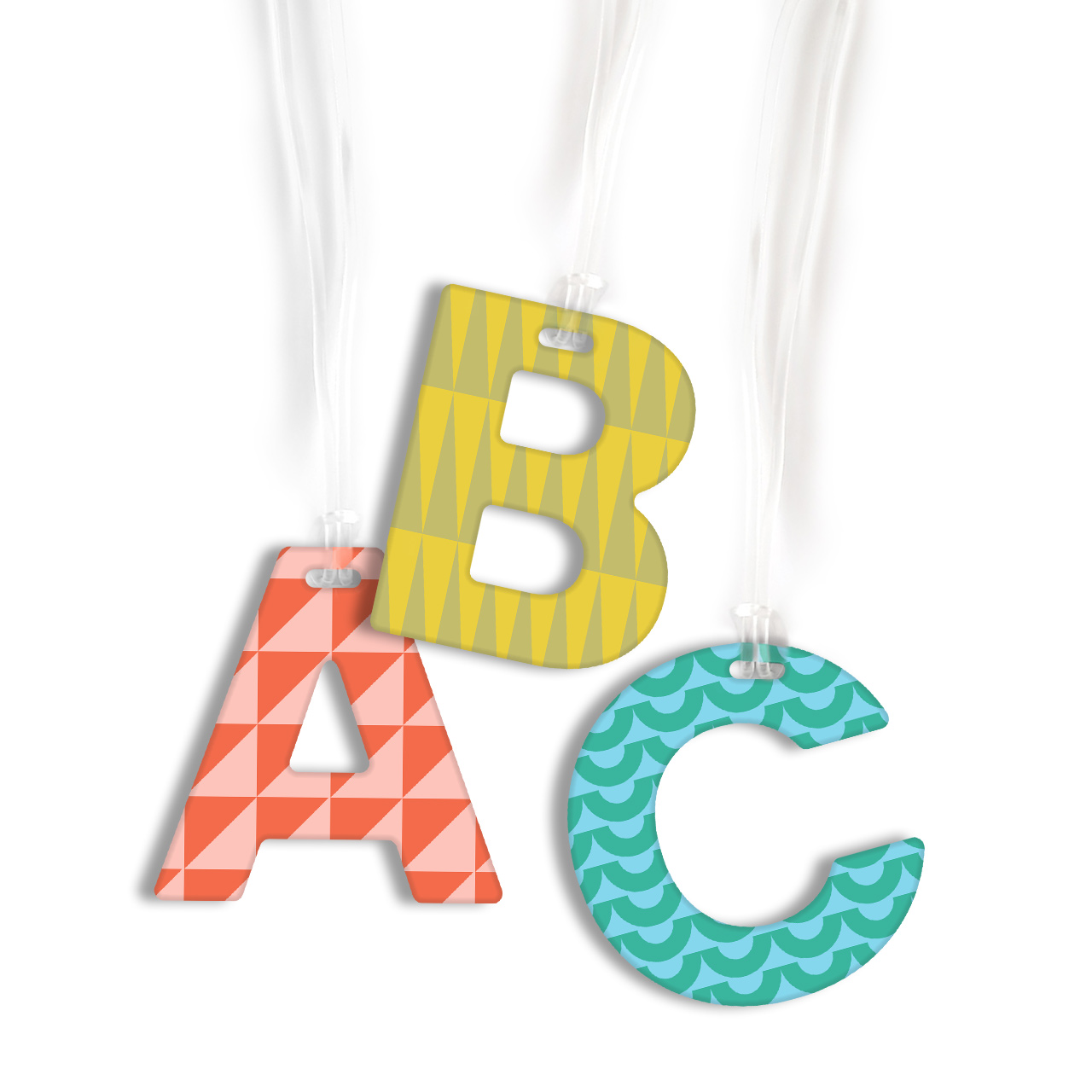 Acrylic Letter Tag - Personalized Acrylic Letter