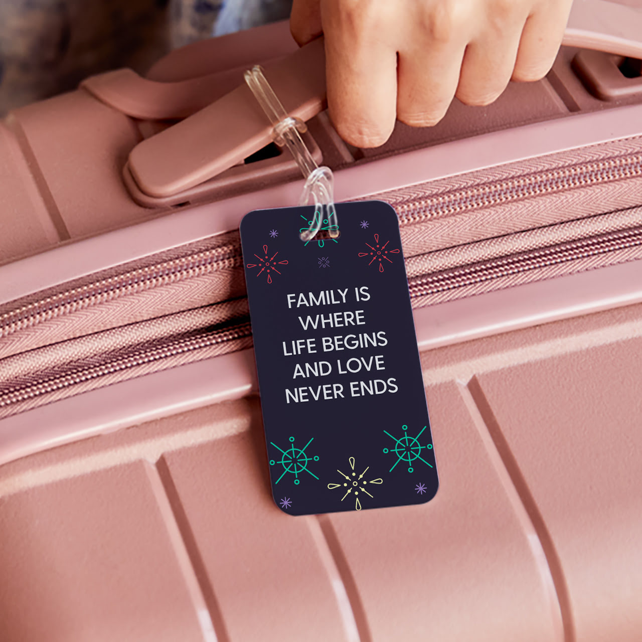 Colours Burst Custom Bag Tags | Zoomin
