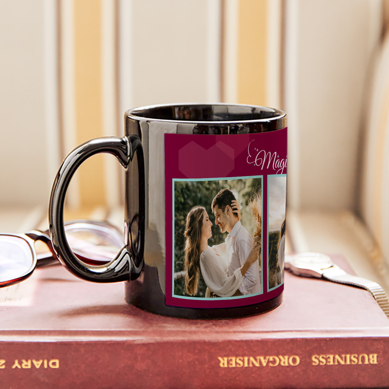 Magical Moments Black Photo Mug | Zoomin