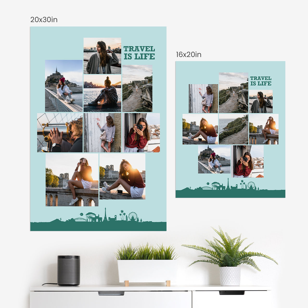 World Explorer Collage Poster | Zoomin