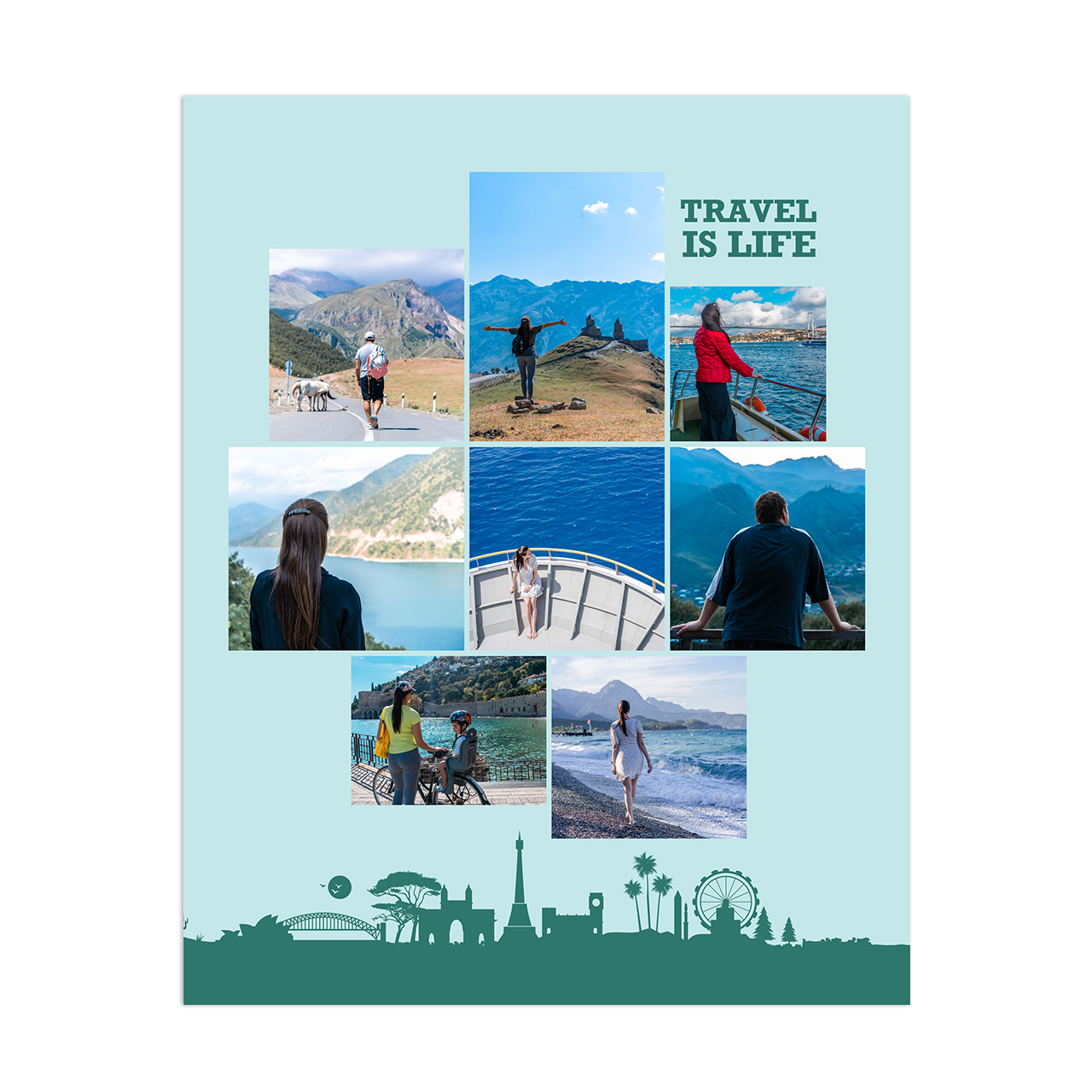 Wall Collage Poster Online - Photo Poster For Wall | Zoomin