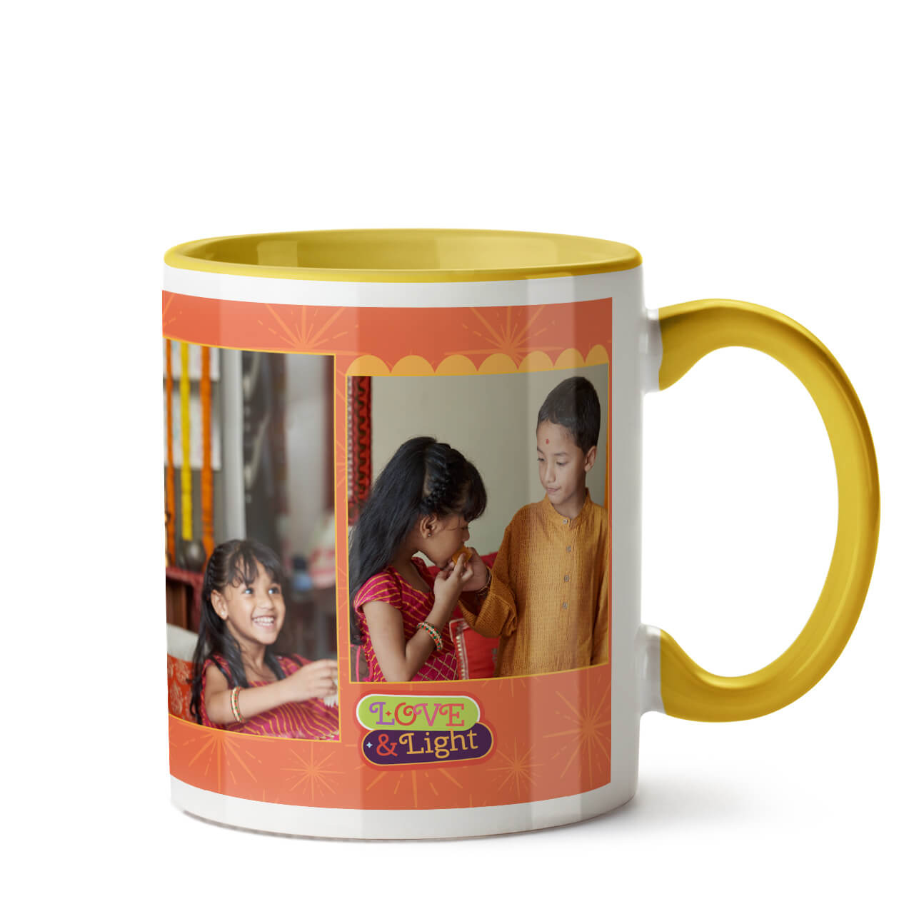 Personalized Inside Color Mugs - Inner Color Photo Mug
