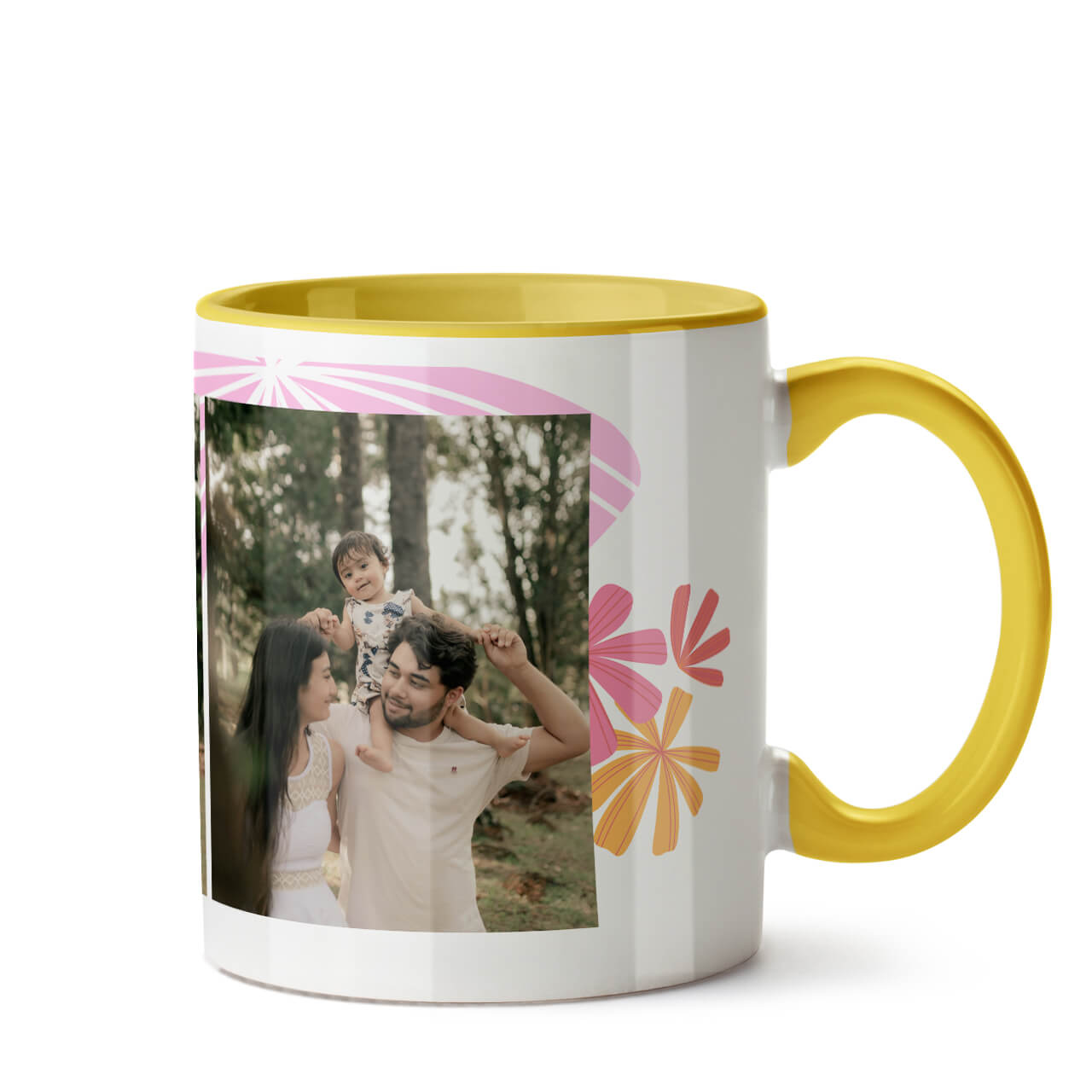 Personalized Inside Color Mugs - Inner Color Photo Mug