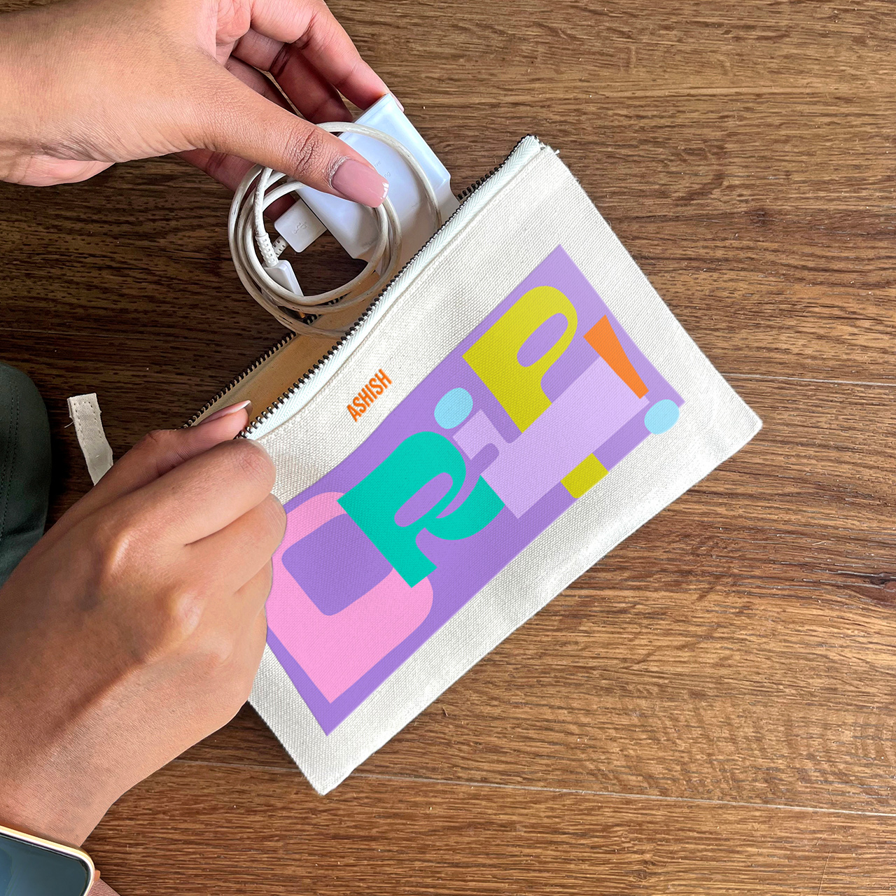 Drip Custom Printed Pouches with Name | Zoomin