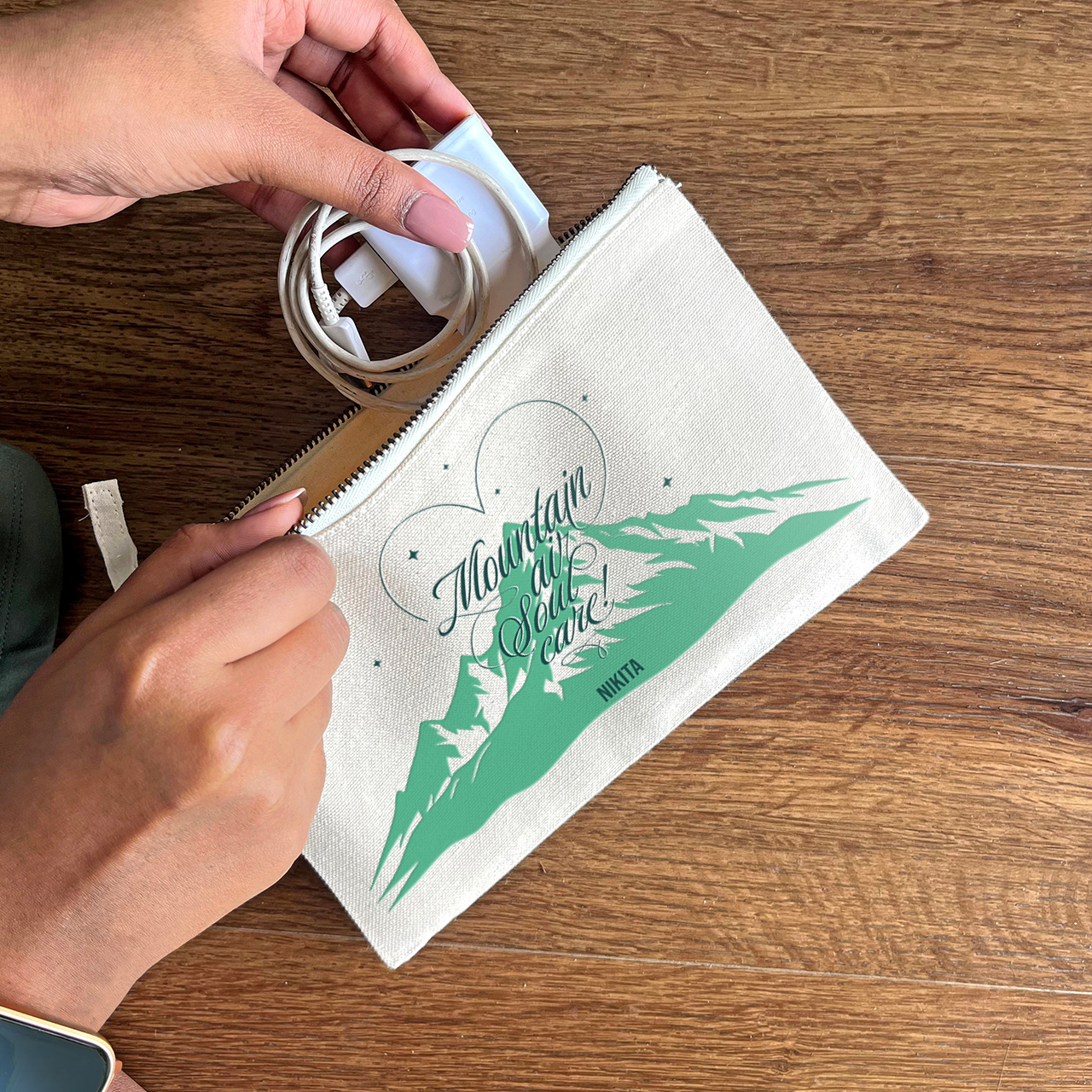 Soul Care Custom Printed Pouches with Name | Zoomin