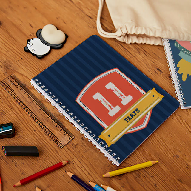 Jersey Number Custom Spiral Notebook | Zoomin