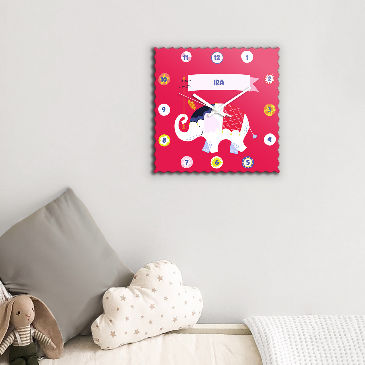 Animal Circus Custom Wall Clocks | Zoomin