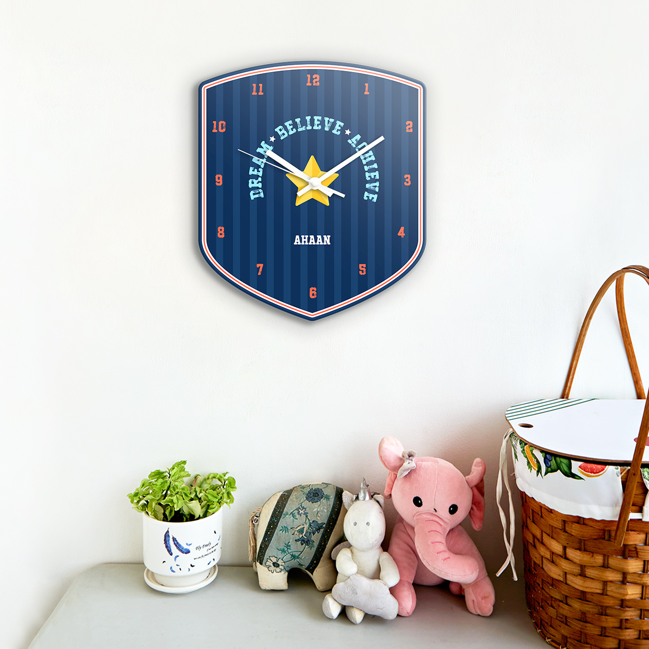 Jersey Number Custom Wall Clocks | Zoomin