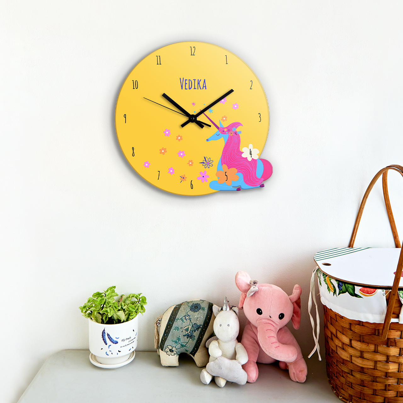 Magical Unicorn Custom Wall Clocks | Zoomin