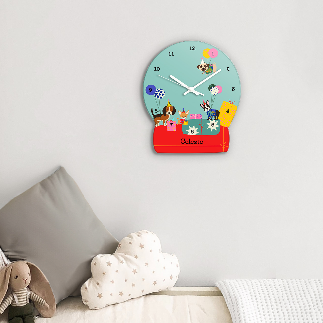 Paw Party Custom Wall Clocks | Zoomin