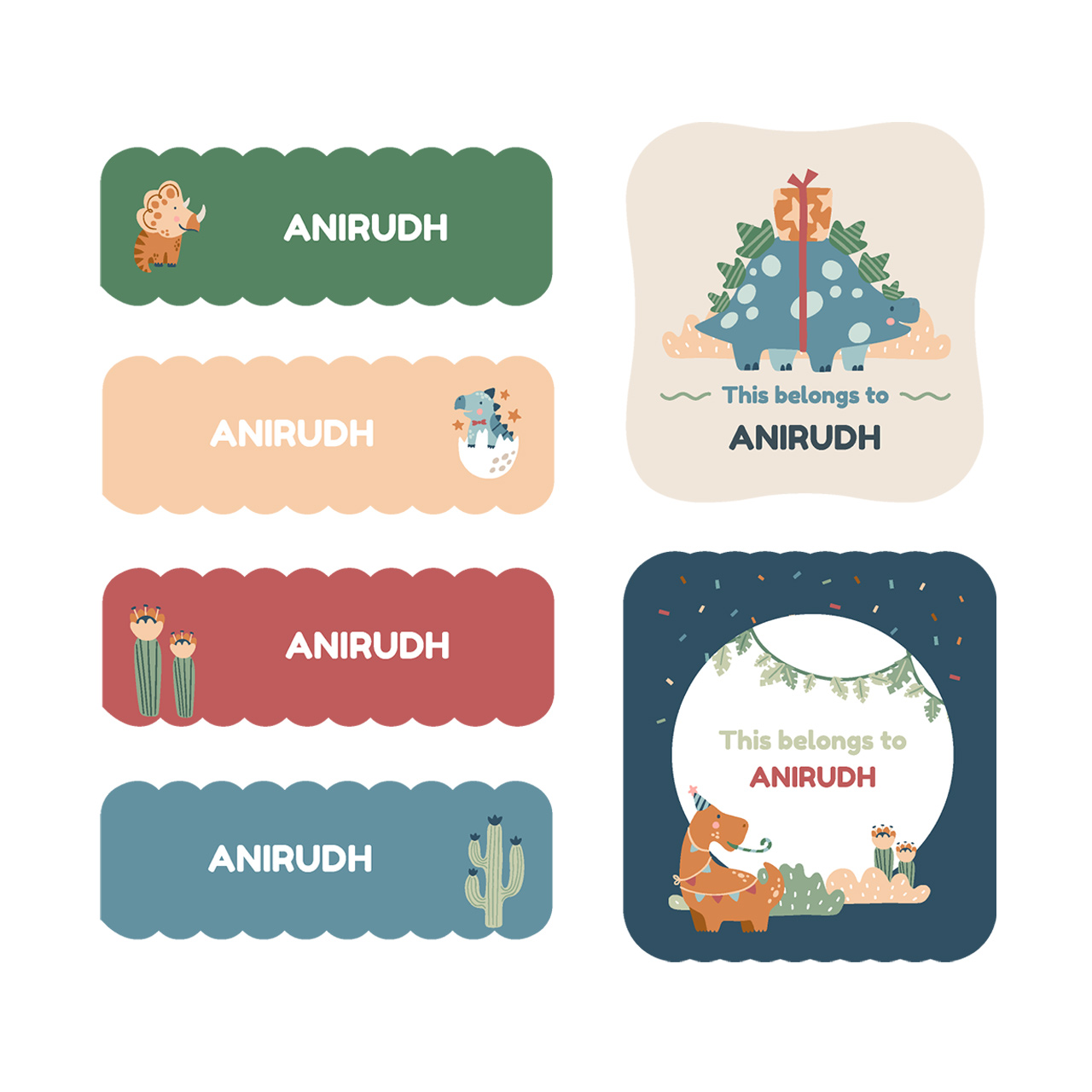 Personalized Iron-on Labels & Stickers for Clothes