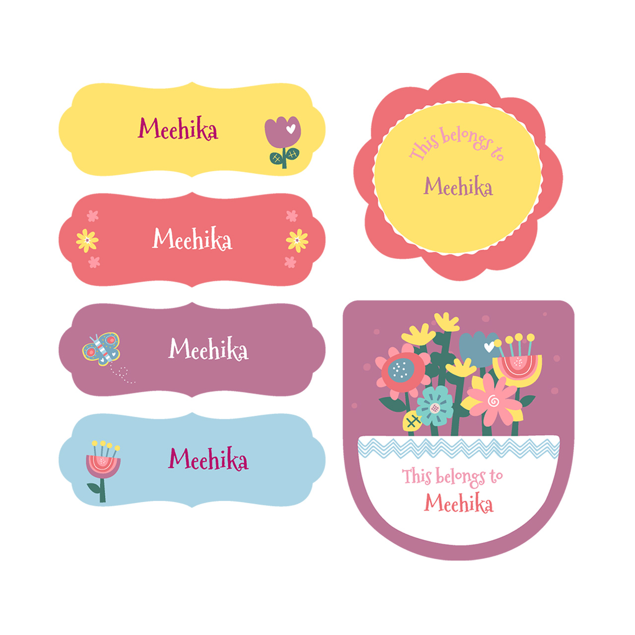 Personalized Iron-on Labels & Stickers for Clothes