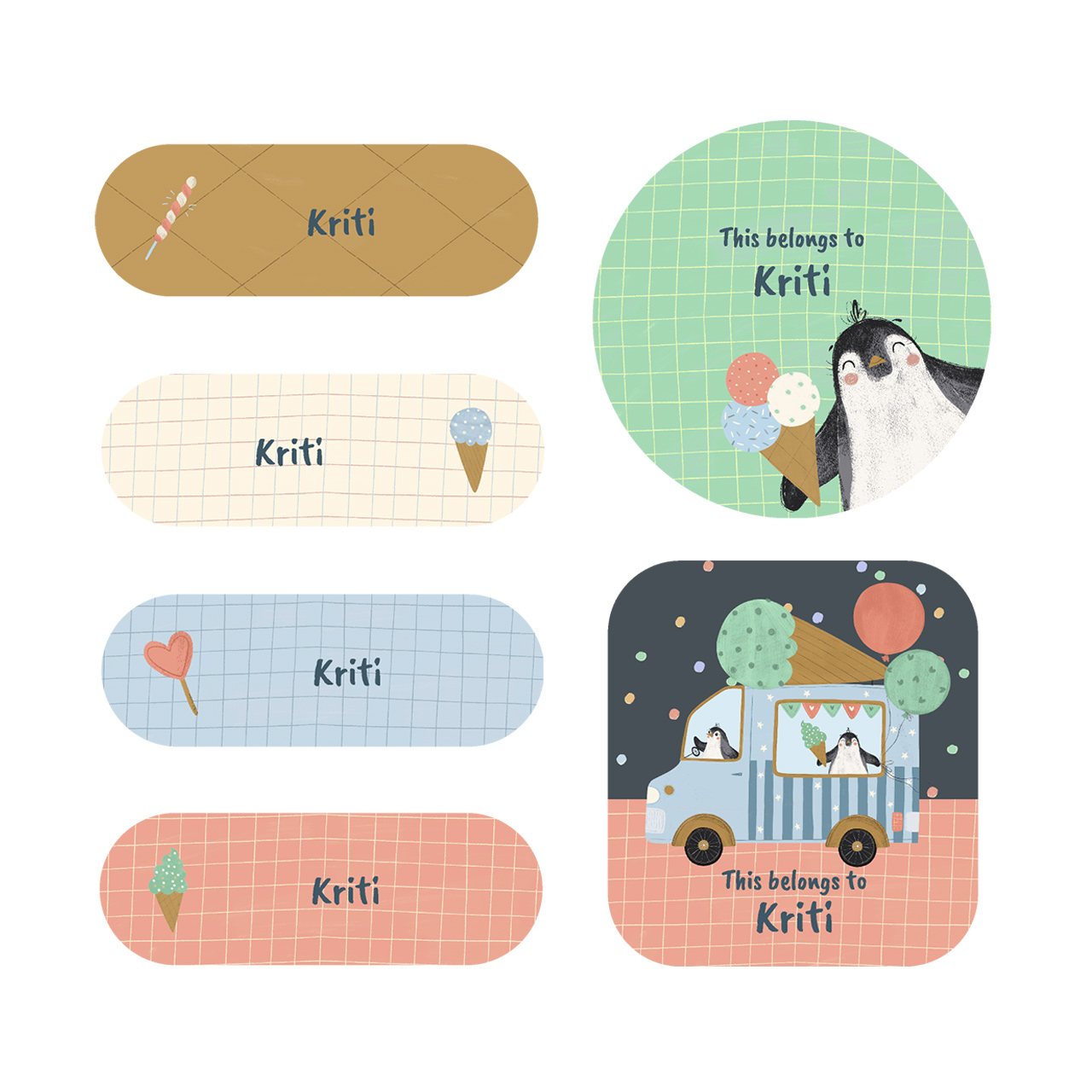 Personalized Iron-on Labels & Stickers for Clothes