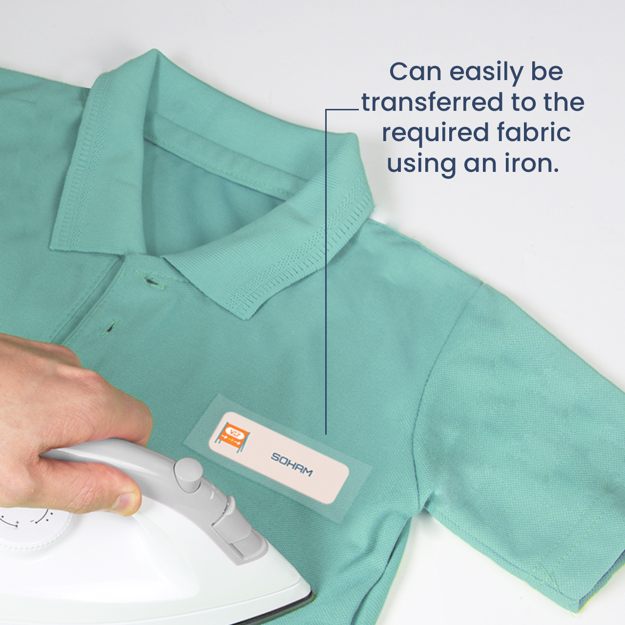 Lets Build Iron on Labels for clothes | Zoomin