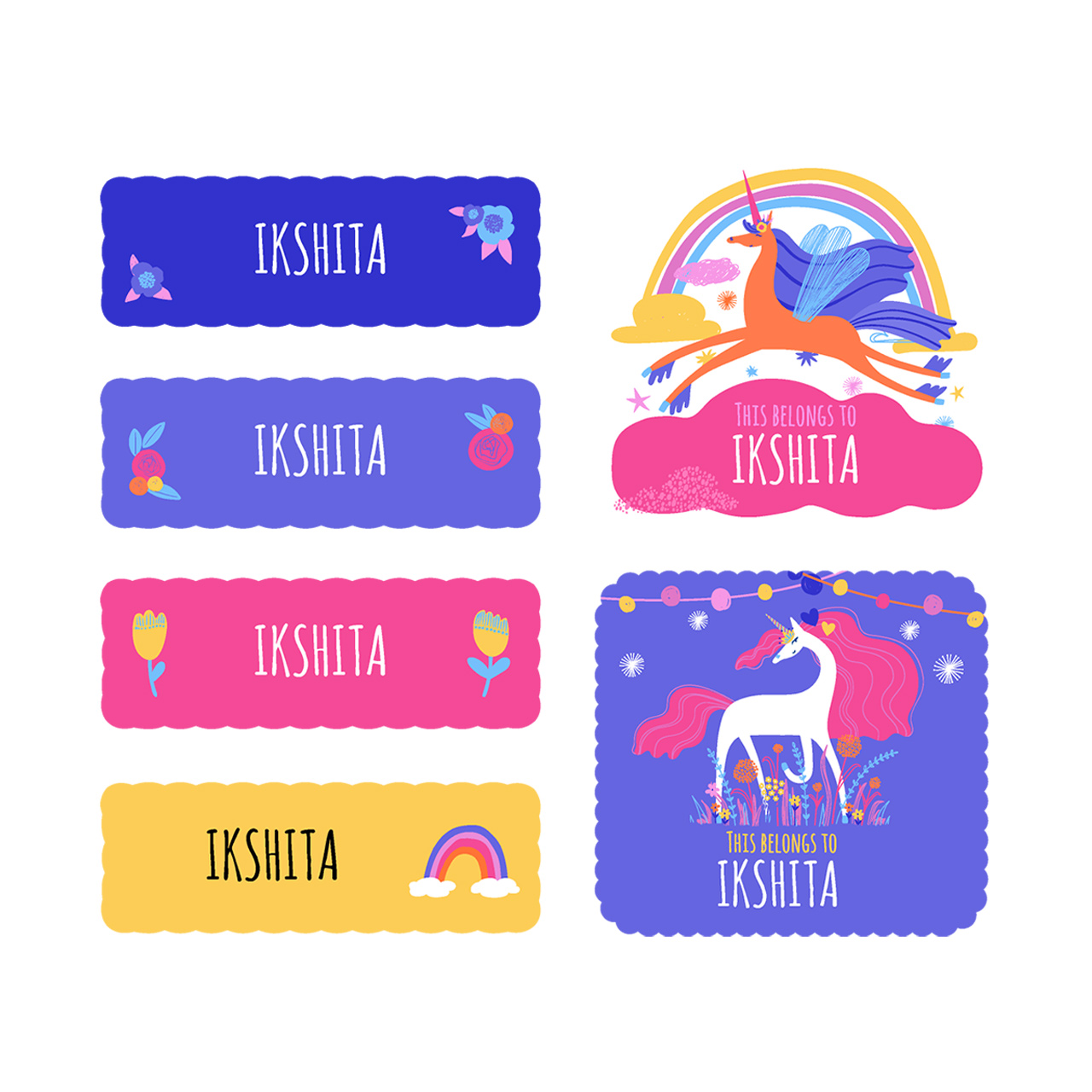 Personalized Iron-on Labels & Stickers for Clothes