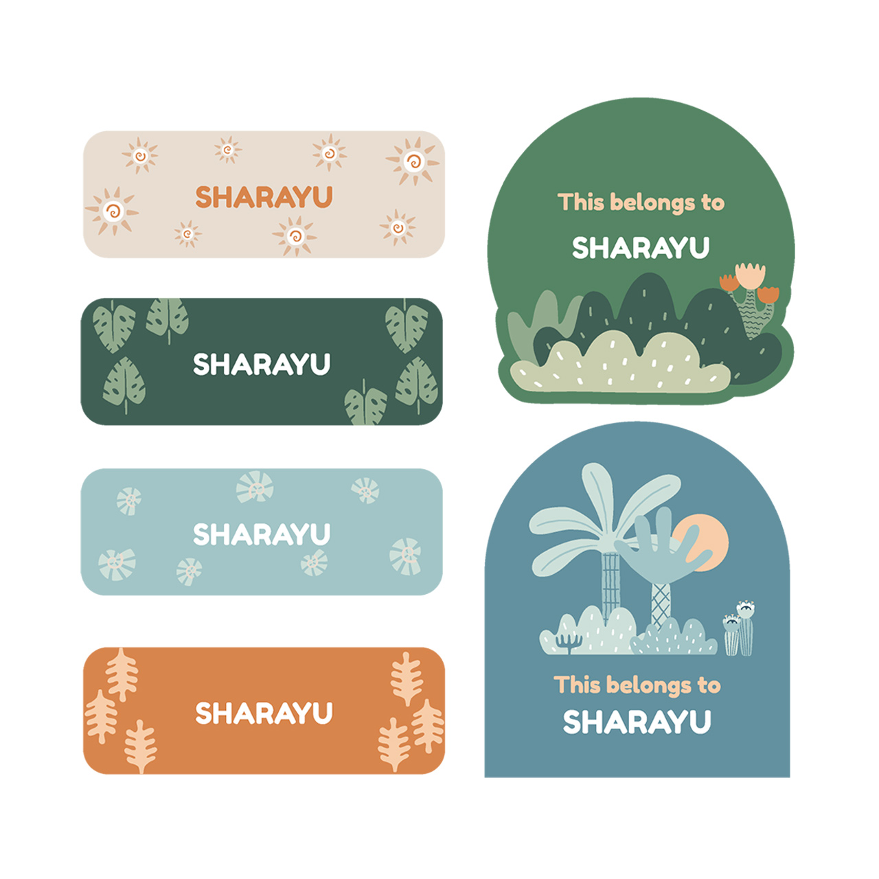 Personalized Iron-on Labels & Stickers for Clothes