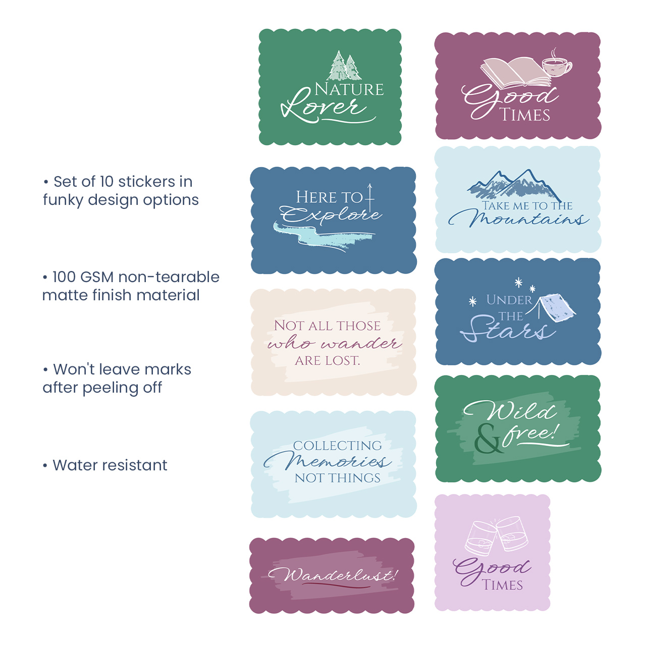 Wild And Free Laptop Stickers | Zoomin