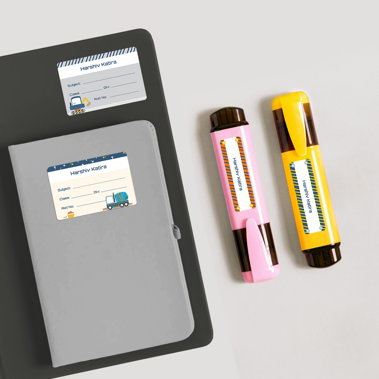 Construction Site Custom Name Slips | Zoomin