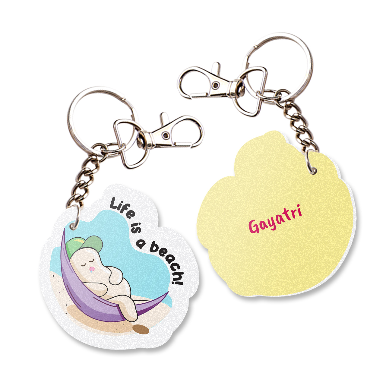 Quirky Personalized Keytags & Keyrings Online | Zoomin