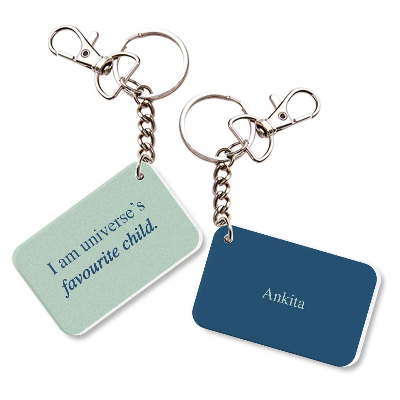 Quirky Personalized Keytags & Keyrings Online | Zoomin