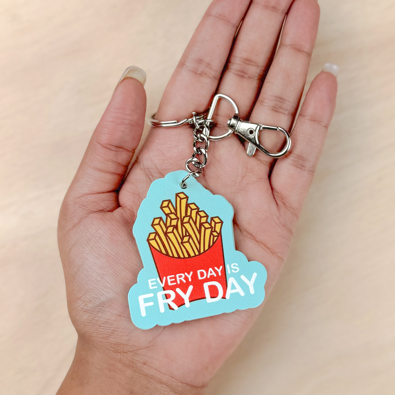 Fry Day Quirky Personalized Keytags | Zoomin
