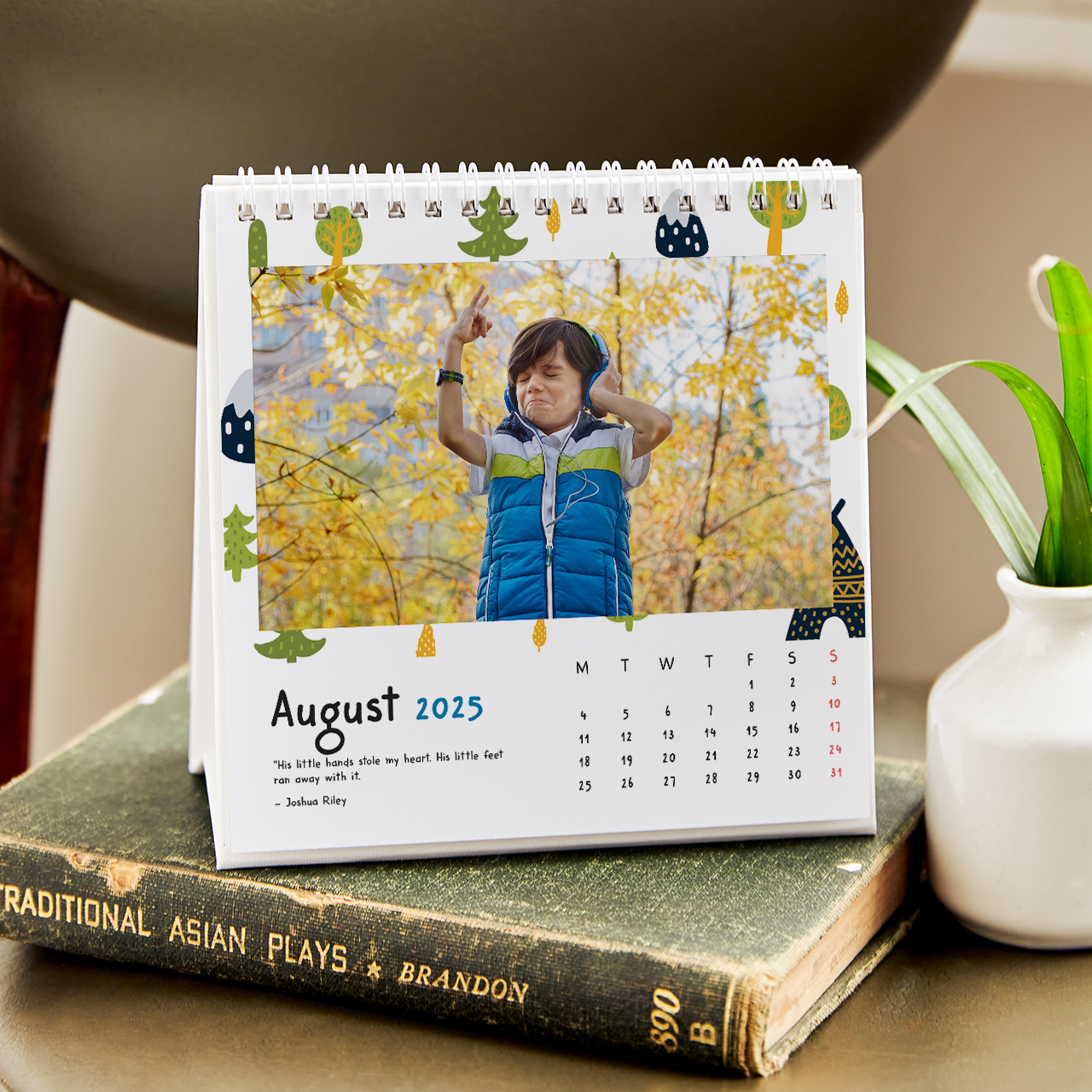 All Things Little Custom Desktop Calendar (6x6) | Zoomin