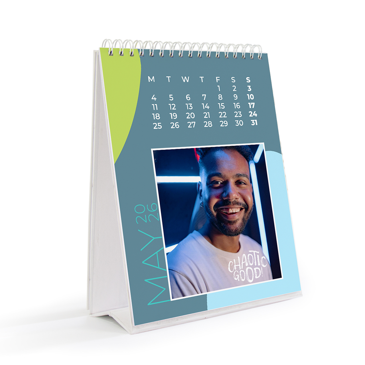 6x8 Desktop Calendar 2026 - 6x8 Customized Photo Calendar