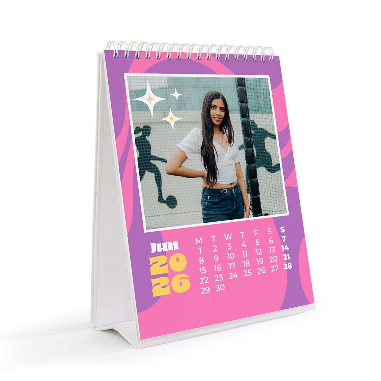 6x8 Desktop Calendar 2026 - 6x8 Customized Photo Calendar