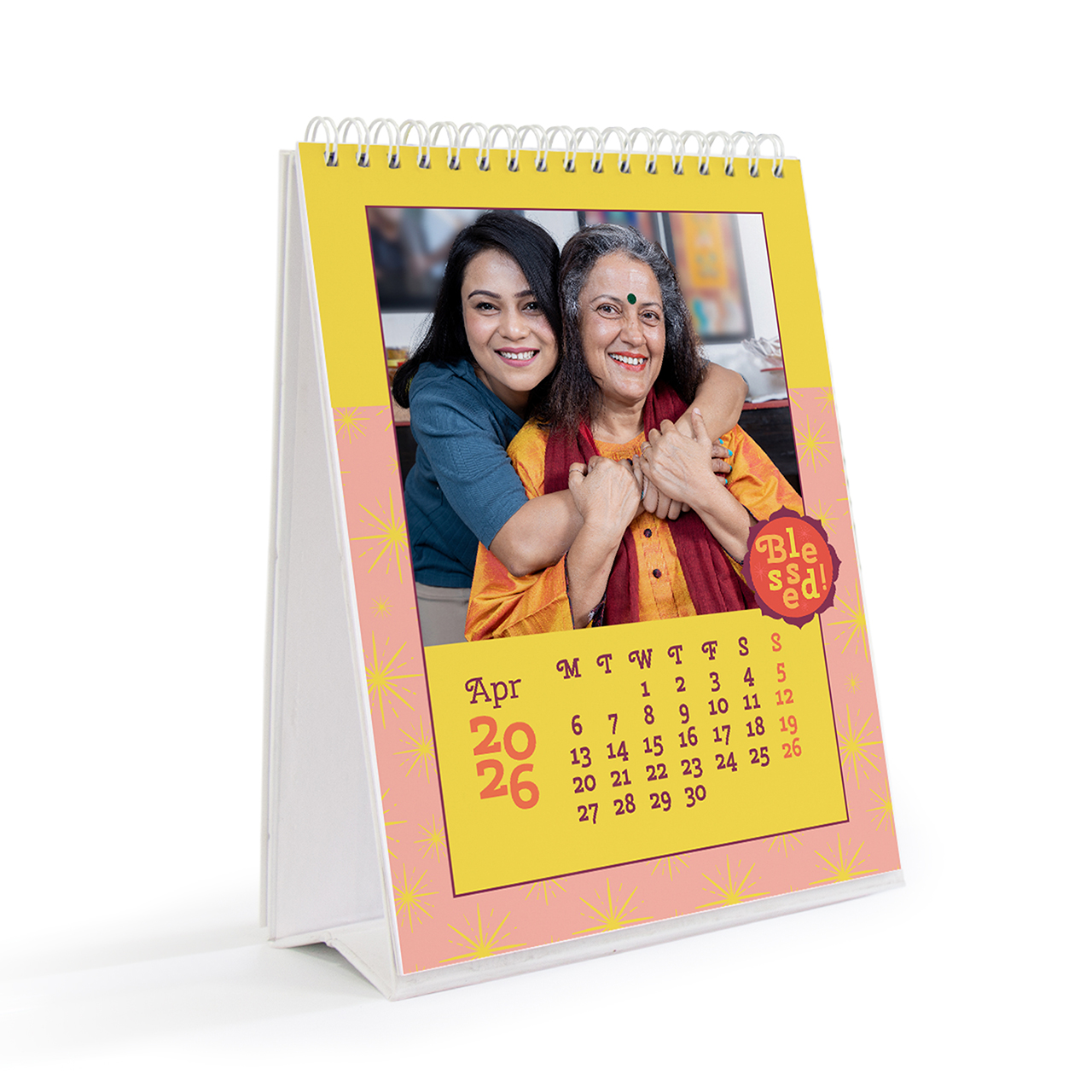 6x8 Desktop Calendar 2026 - 6x8 Customized Photo Calendar