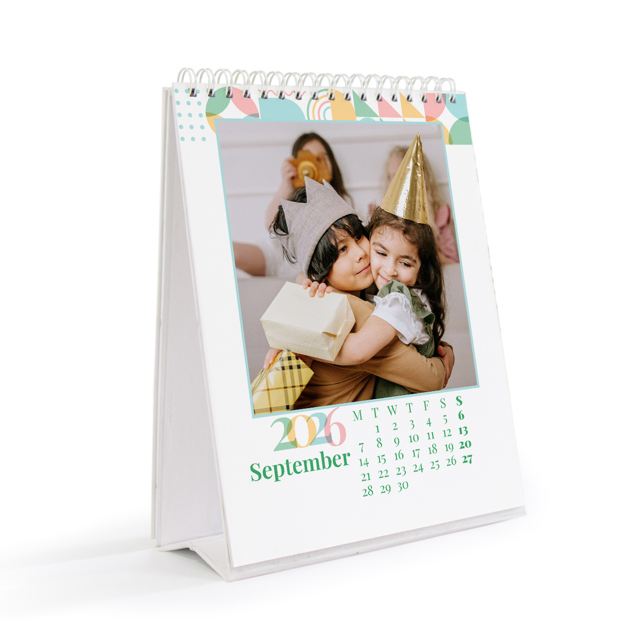 6x8 Desktop Calendar 2026 - 6x8 Customized Photo Calendar
