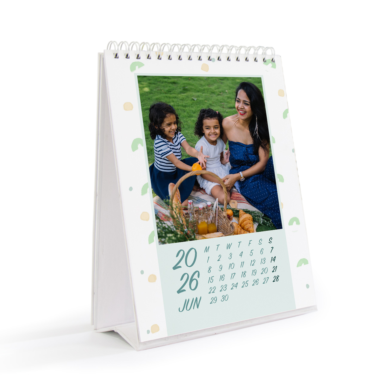 6x8 Desktop Calendar 2026 - 6x8 Customized Photo Calendar