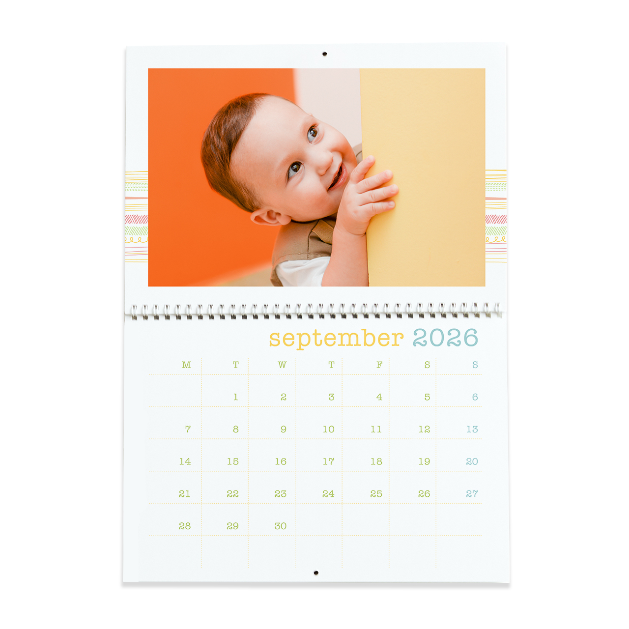 Landscape Wall Mount Calendar 2026 | Custom Photo Calendars | Zoomin