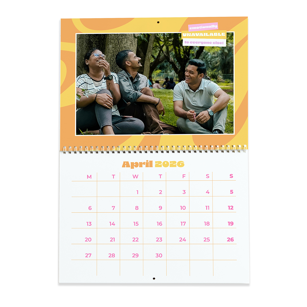 Landscape Wall Mount Calendar 2026 | Custom Photo Calendars | Zoomin