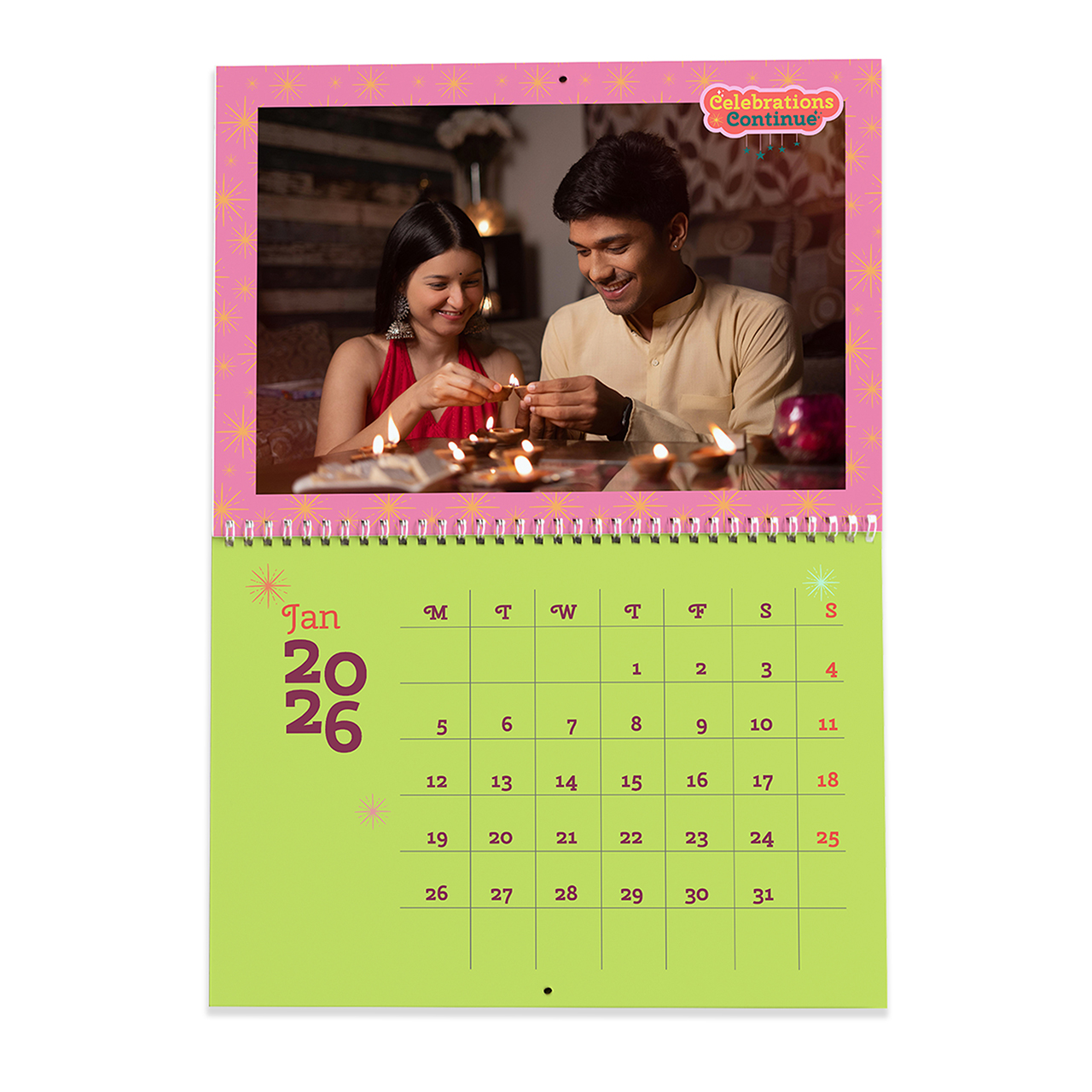 Landscape Wall Mount Calendar 2026 | Custom Photo Calendars | Zoomin