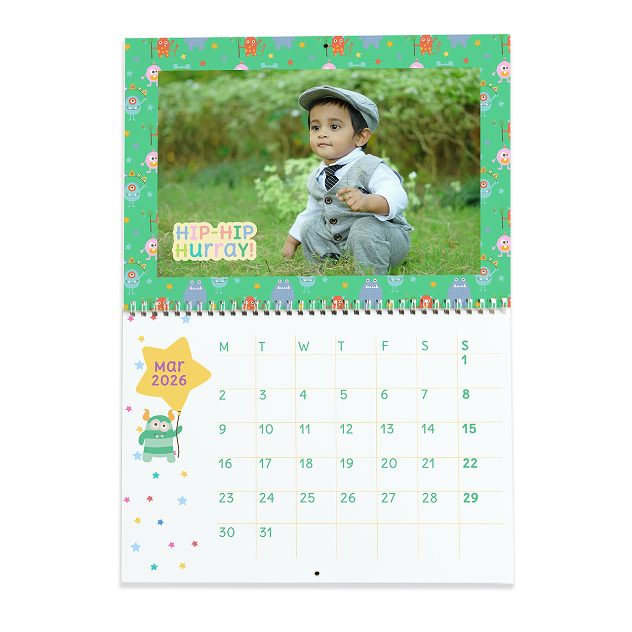 Landscape Wall Mount Calendar 2026 | Custom Photo Calendars | Zoomin