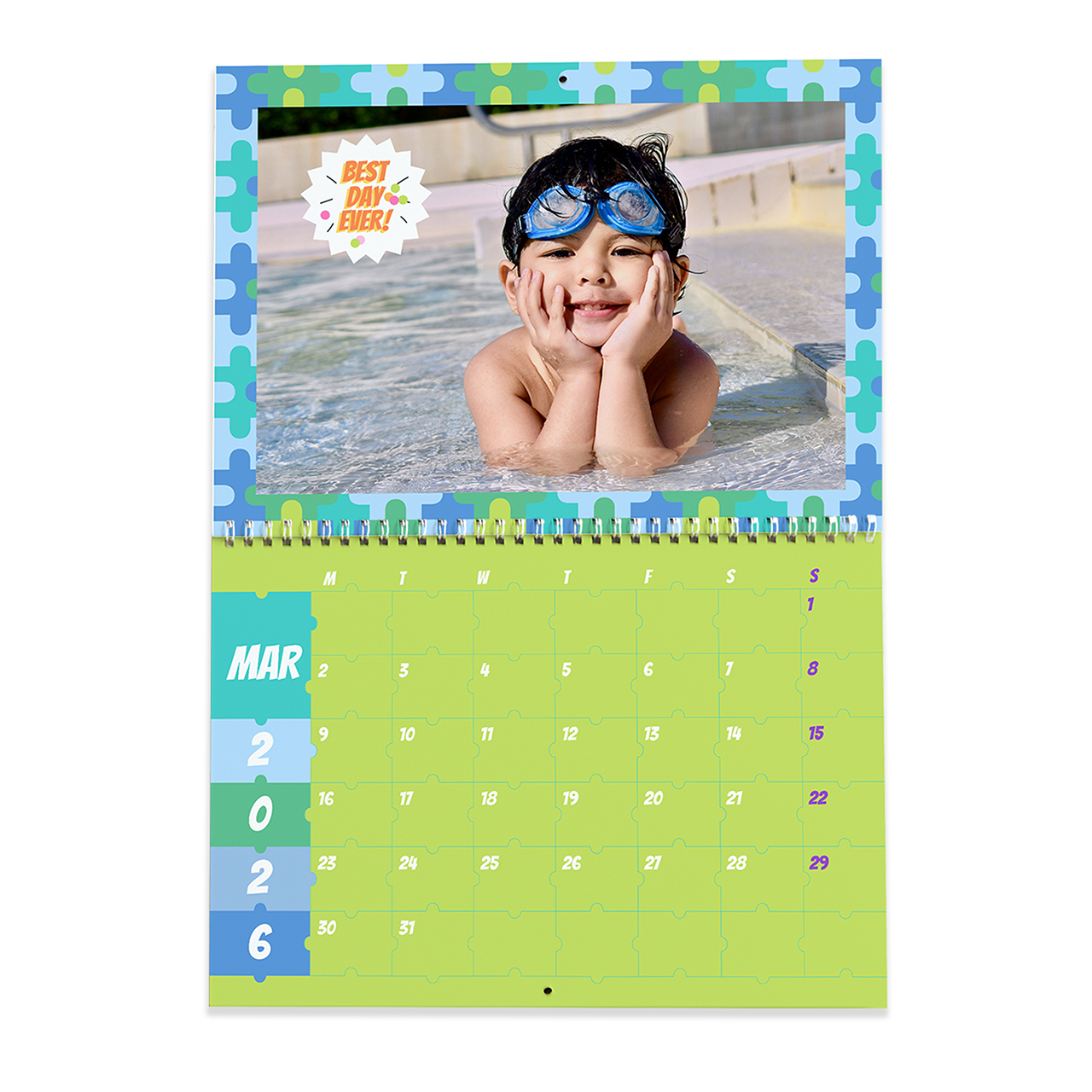 Landscape Wall Mount Calendar 2026 | Custom Photo Calendars | Zoomin