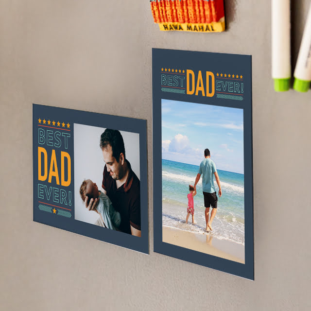 Best Dad Ever Photo Magnets | Zoomin