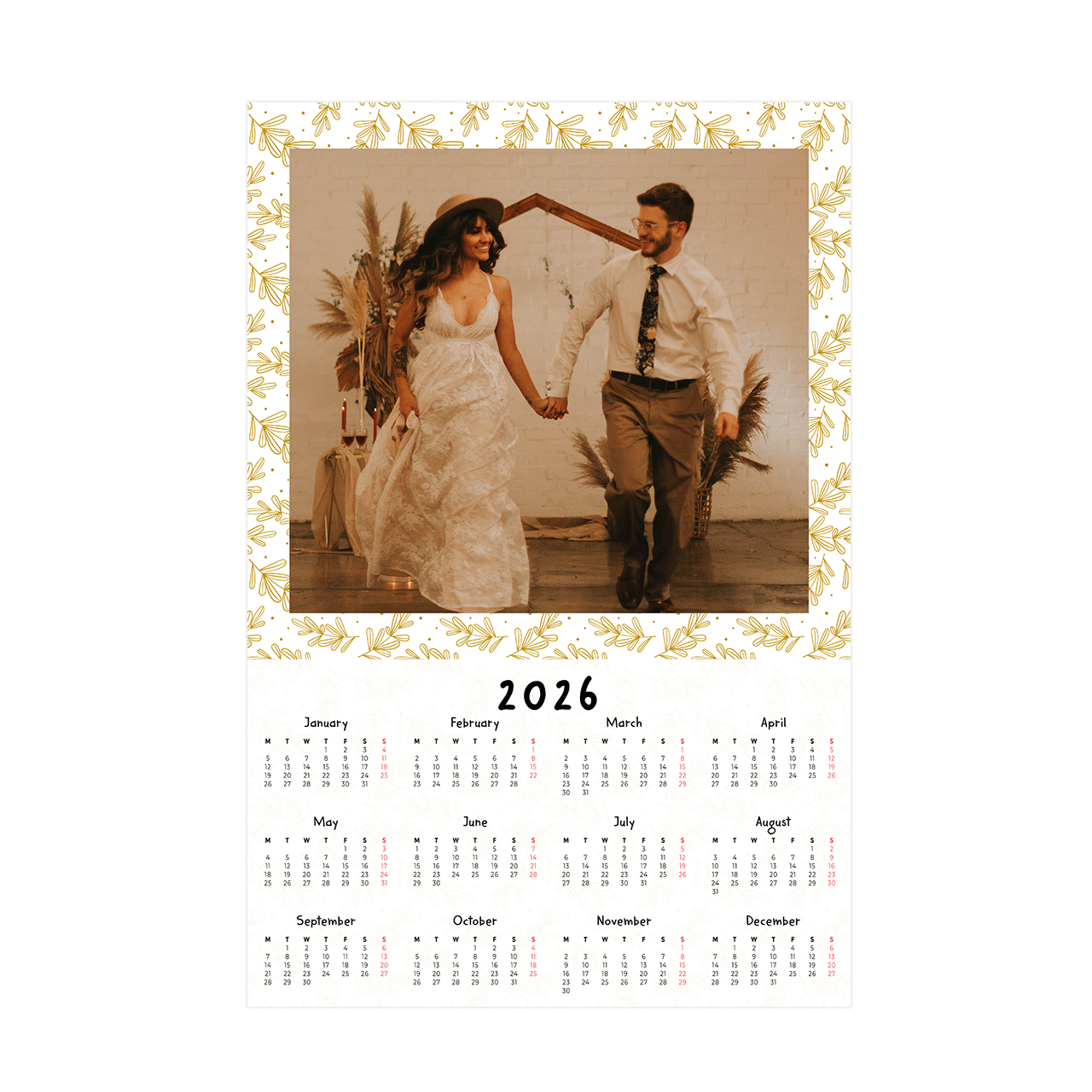 Poster Calendar 2026 - Customized Photo Calendar Posters Online | Zoomin