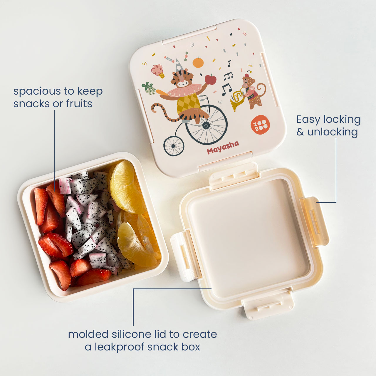 Animal Circus Kid’s Bento Snack Box | Zoomin