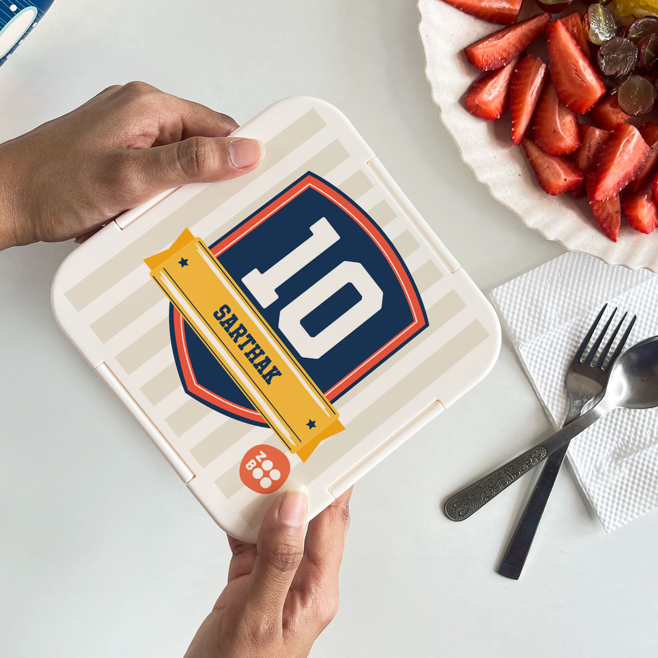 Jersey Number Kid’s Bento Snack Box | Zoomin