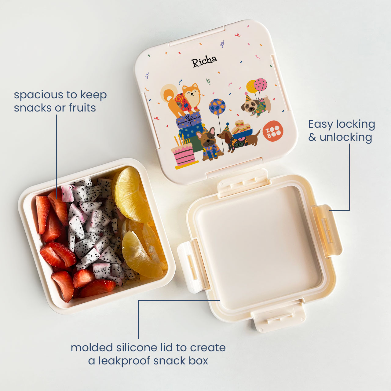 Paw Party Kid’s Bento Snack Box | Zoomin