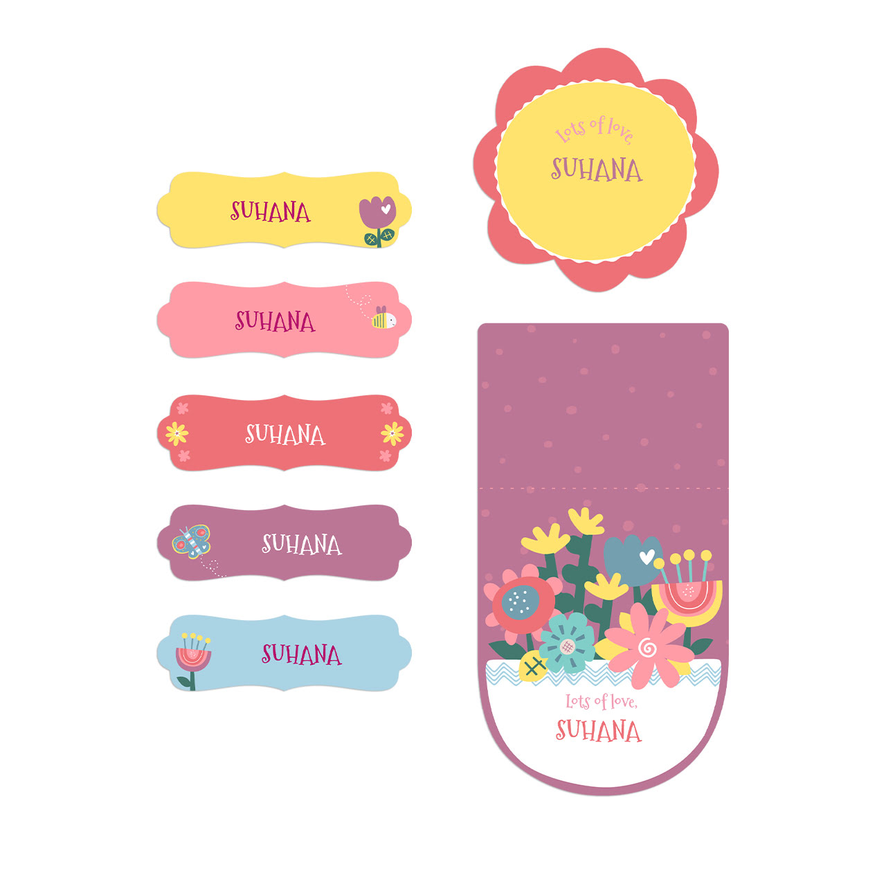 Custom Name Stickers and Labels for Kids [15% Off]